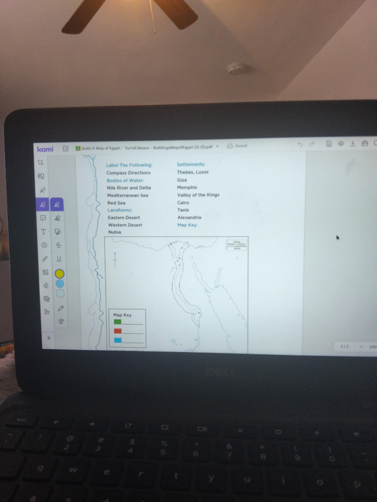 Label The Following: **Compass Directions** | StudyX