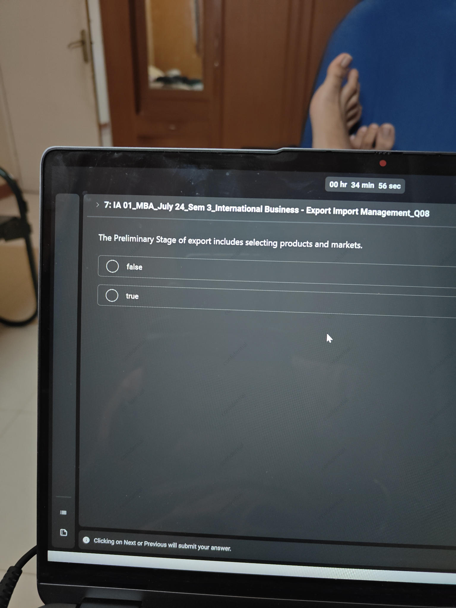 The Preliminary Stage of export includes | StudyX