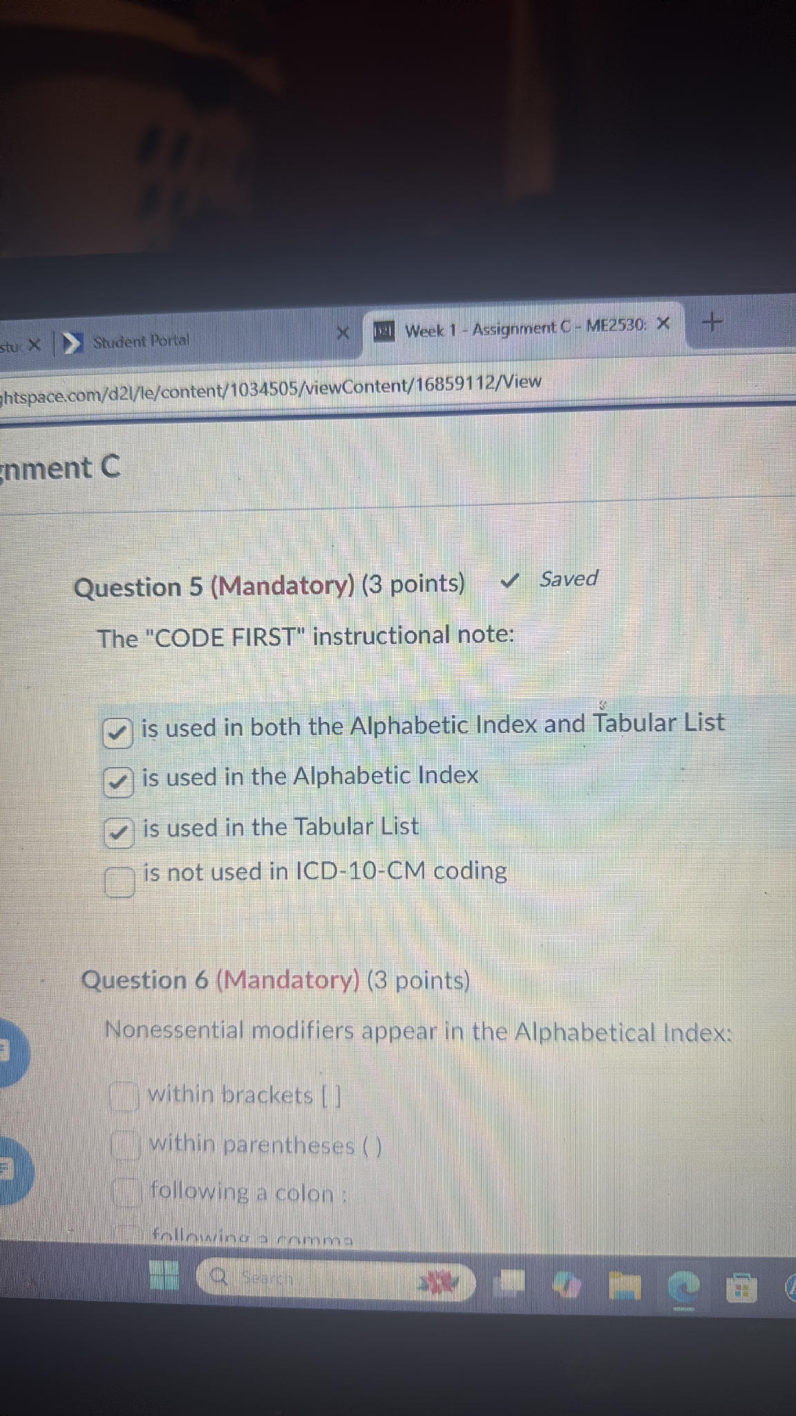 Question 5 (Mandatory) (3 points) The "CODE | StudyX