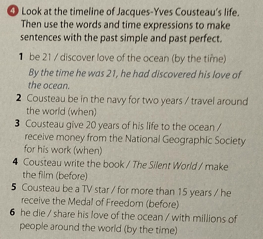 Look at the timeline of Jacques-Yves | StudyX