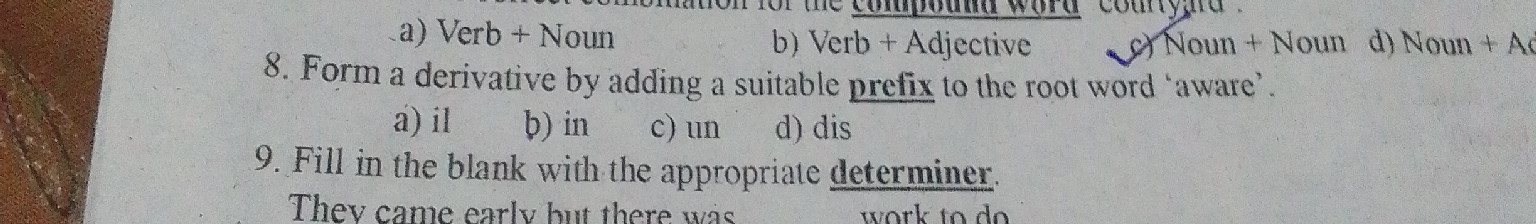 8. Form a derivative by adding a suitable | StudyX