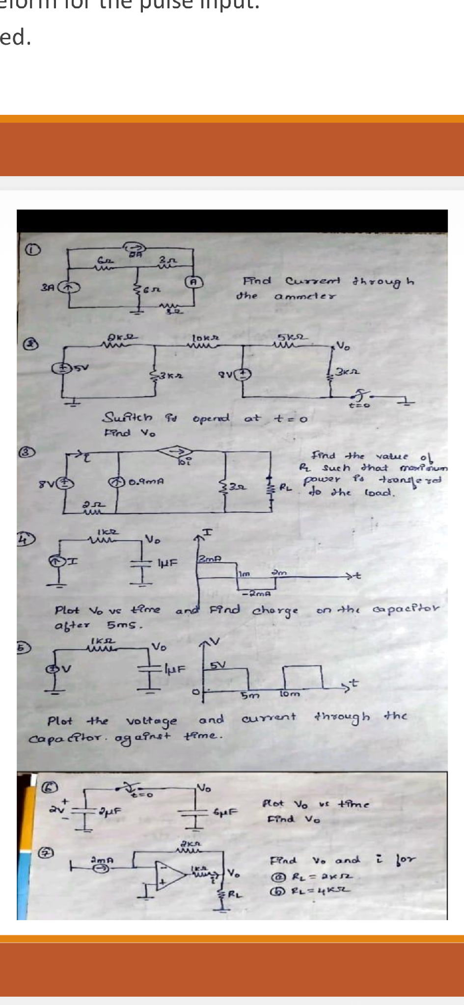 Find Current through the ammeter Circuit | StudyX