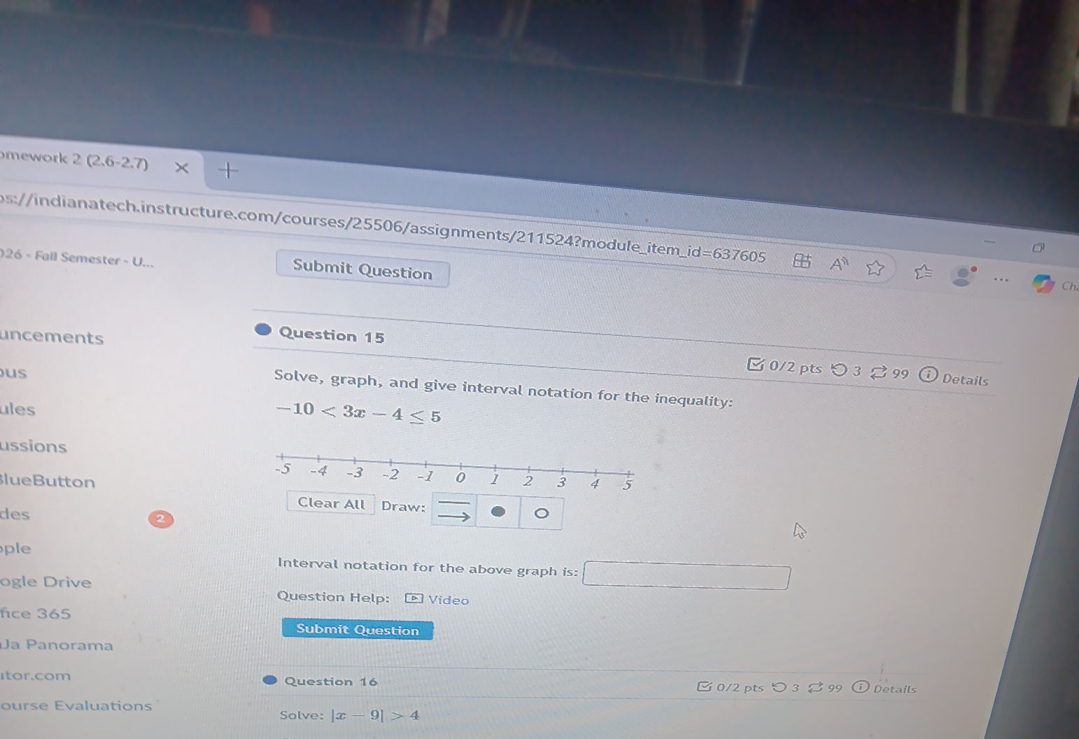 Solve, graph, and give interval notation for | StudyX