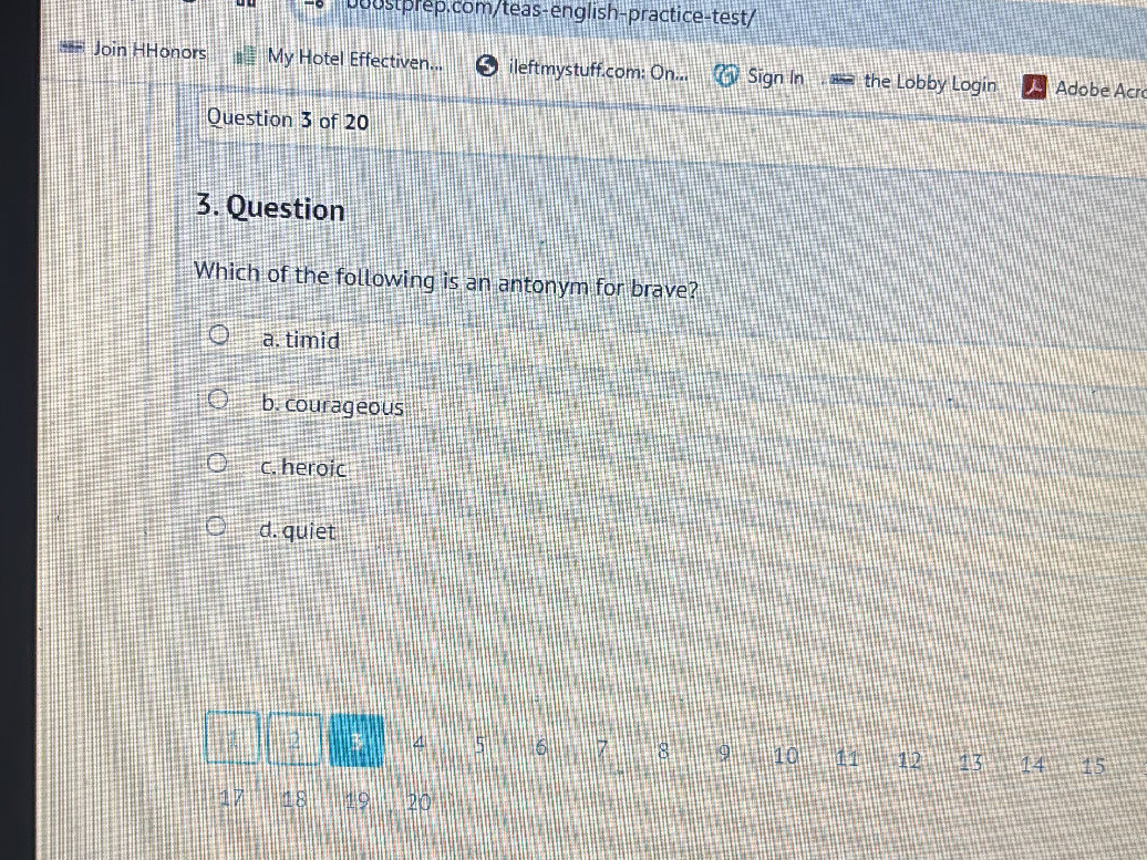 Which of the following is an antonym for | StudyX