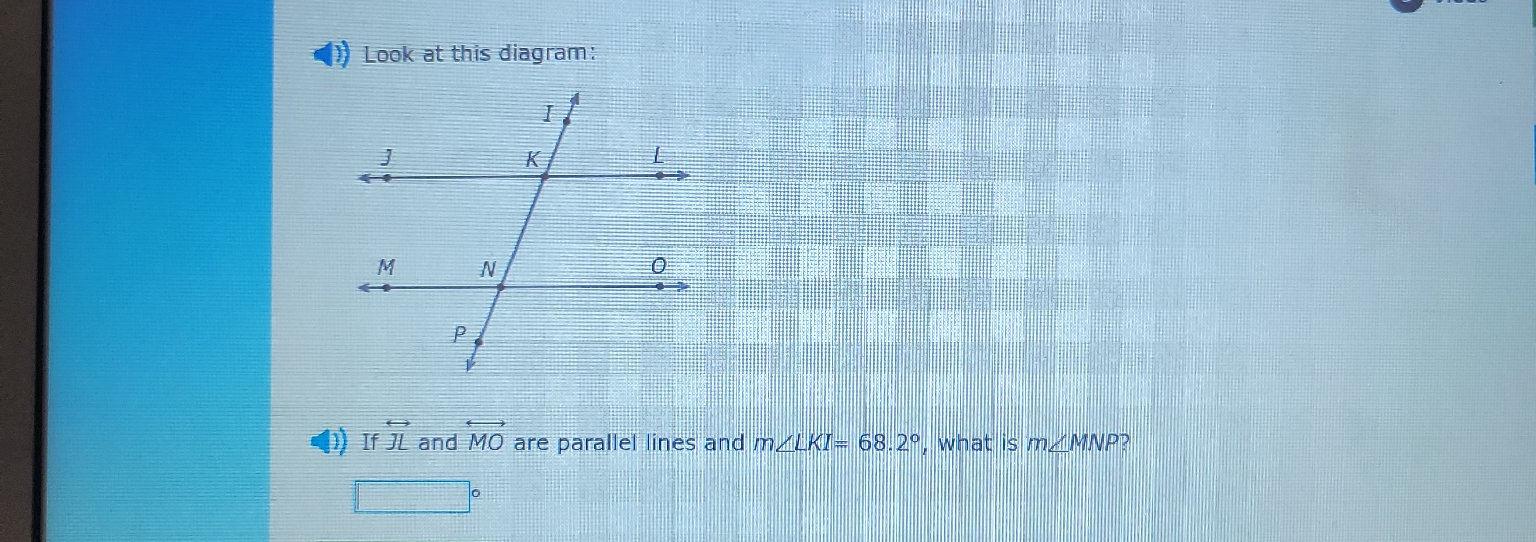 Look at this diagram: If $ {JL}$ and $ | StudyX