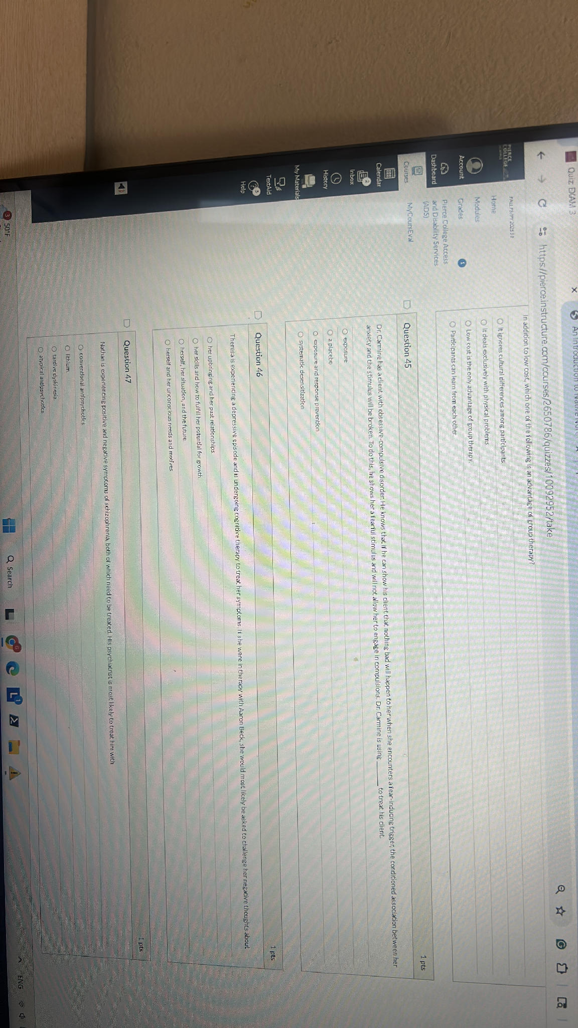 Nathan is experiencing positive and negative | StudyX