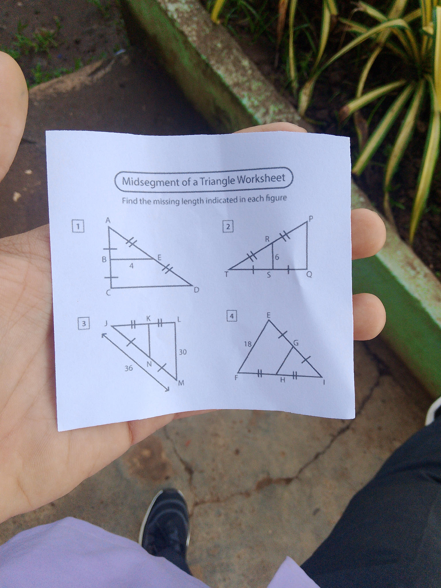 Find the missing length indicated in each | StudyX