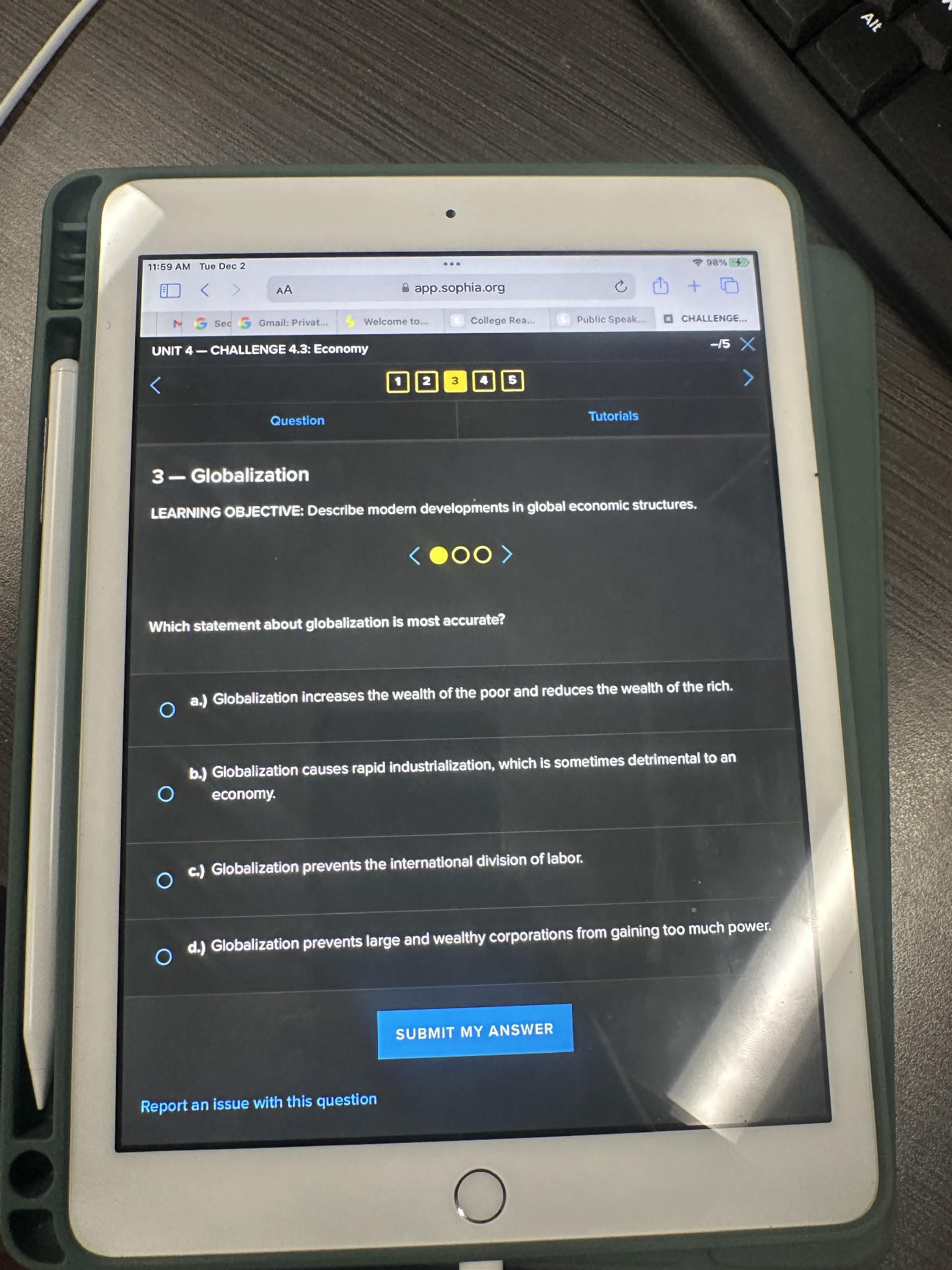 3 – Globalization LEARNING OBJECTIVE: | StudyX