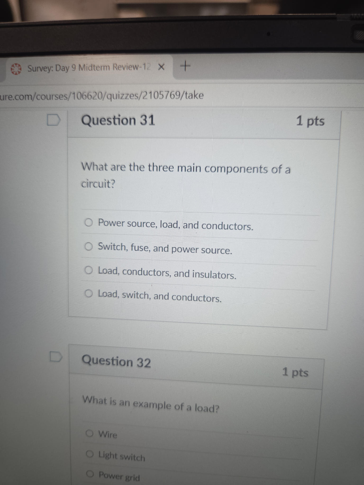What are the three main components of a | StudyX