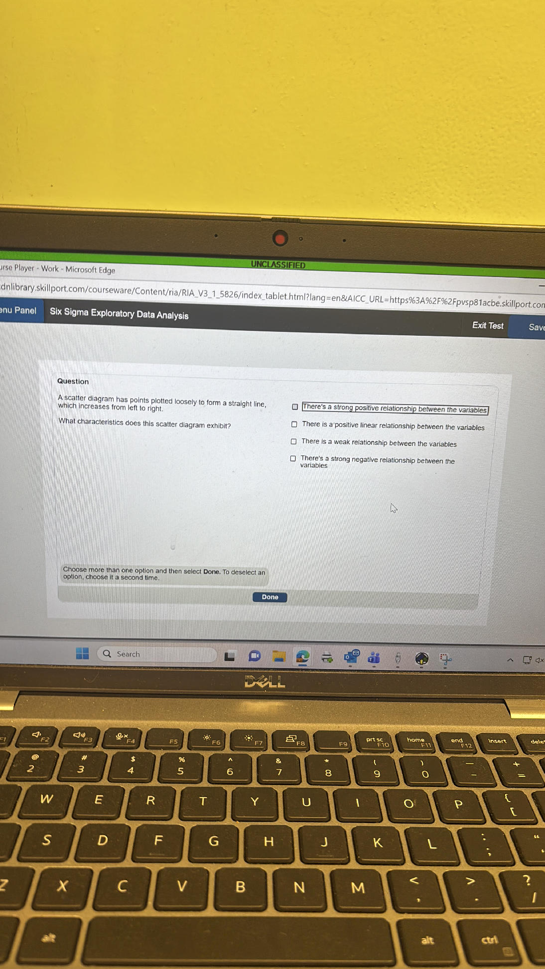 Question A scatter diagram has points | StudyX