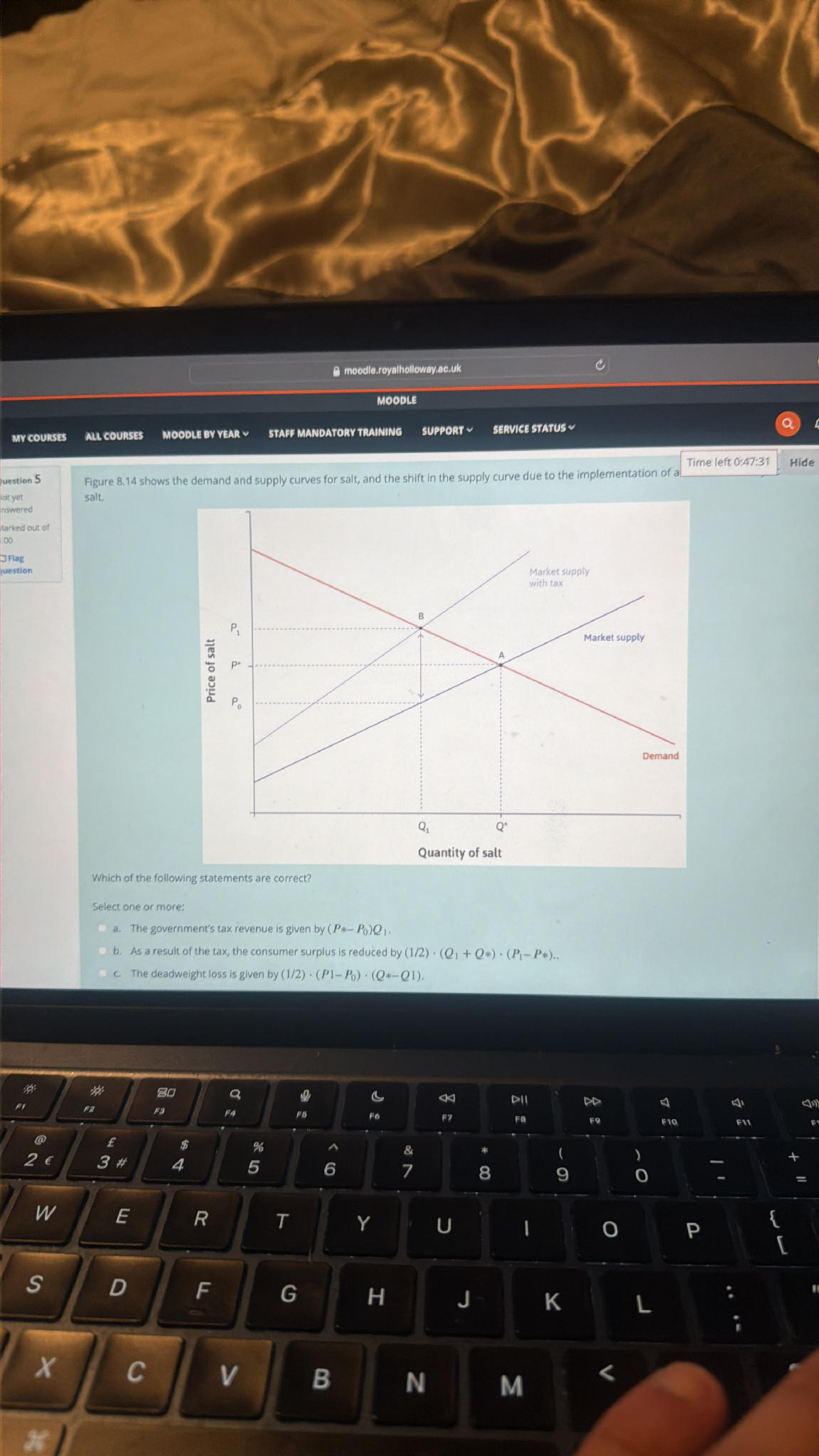 Figure 8.14 shows the demand and supply | StudyX