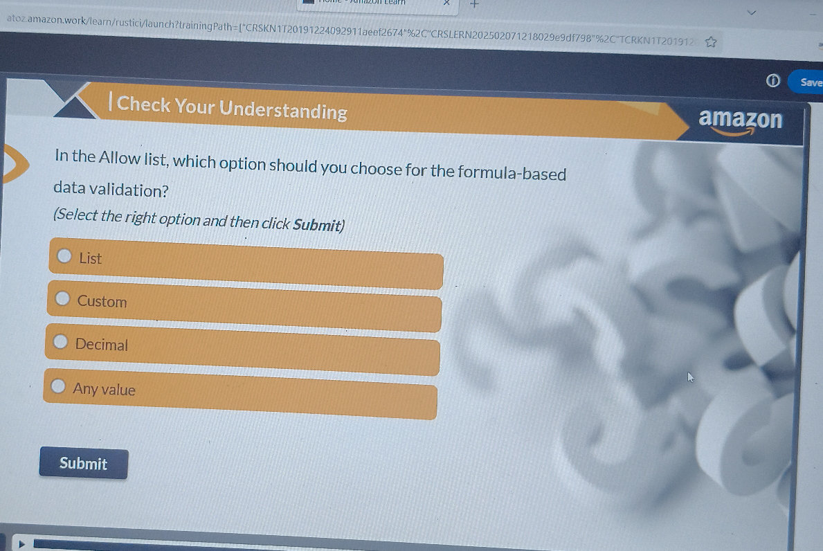 In the Allow list, which option should you | StudyX