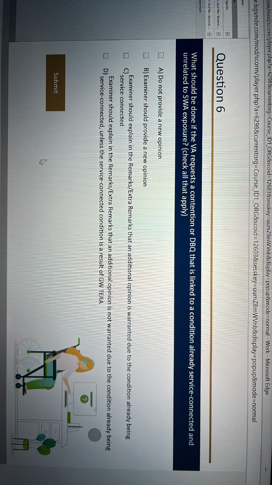 What should be done if the VA requests a