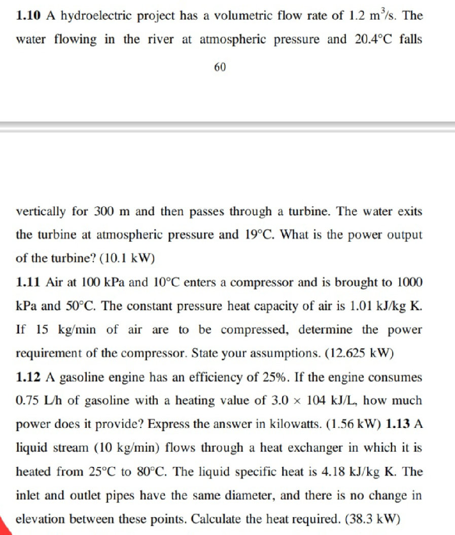 Air at 100 kPa and 10°C enters a compressor | StudyX