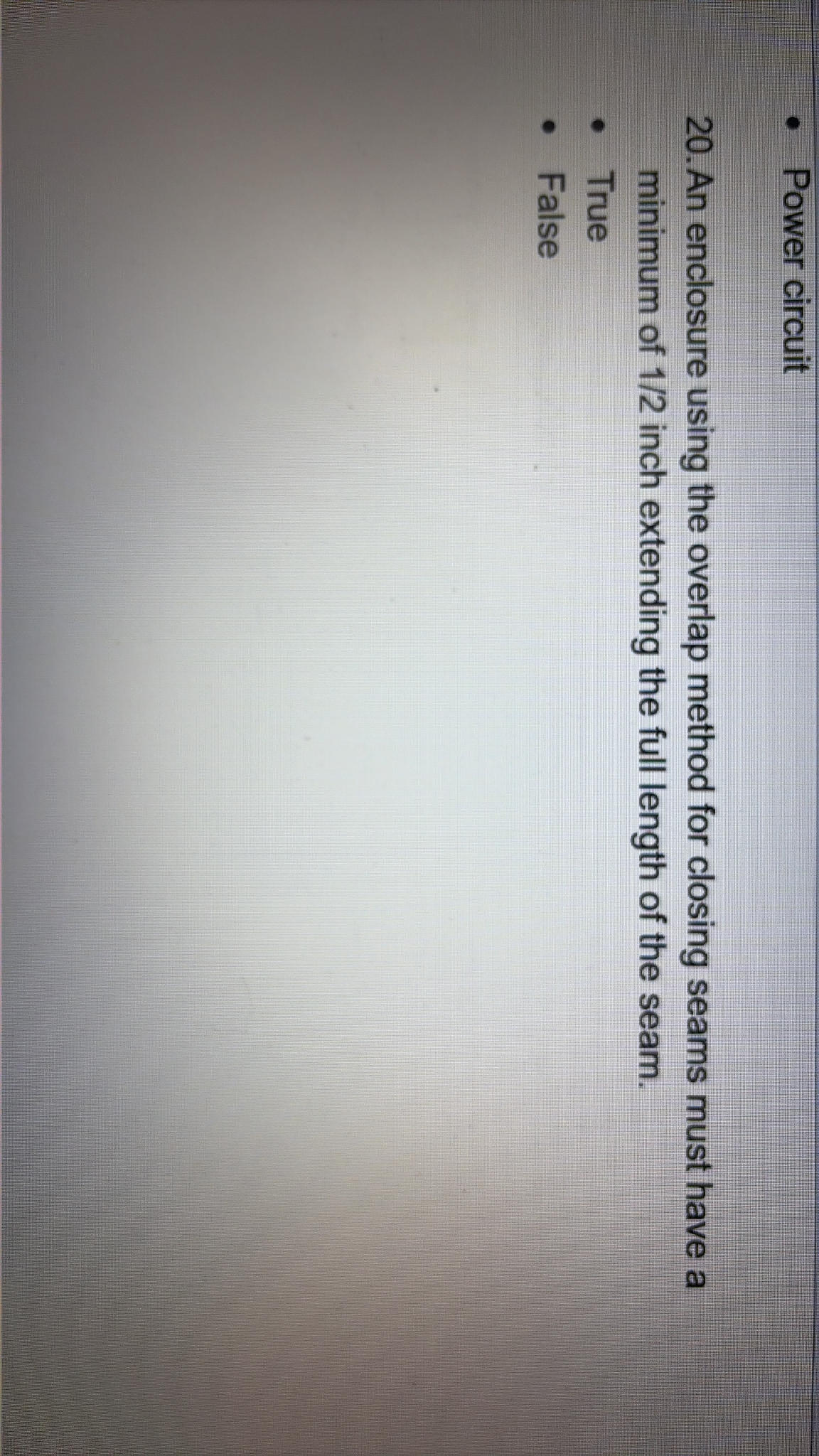 Power circuit 20. An enclosure using the | StudyX