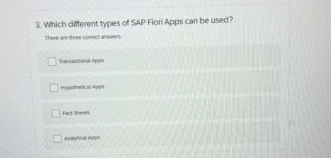 3. Which different types of SAP Fiori Apps | StudyX