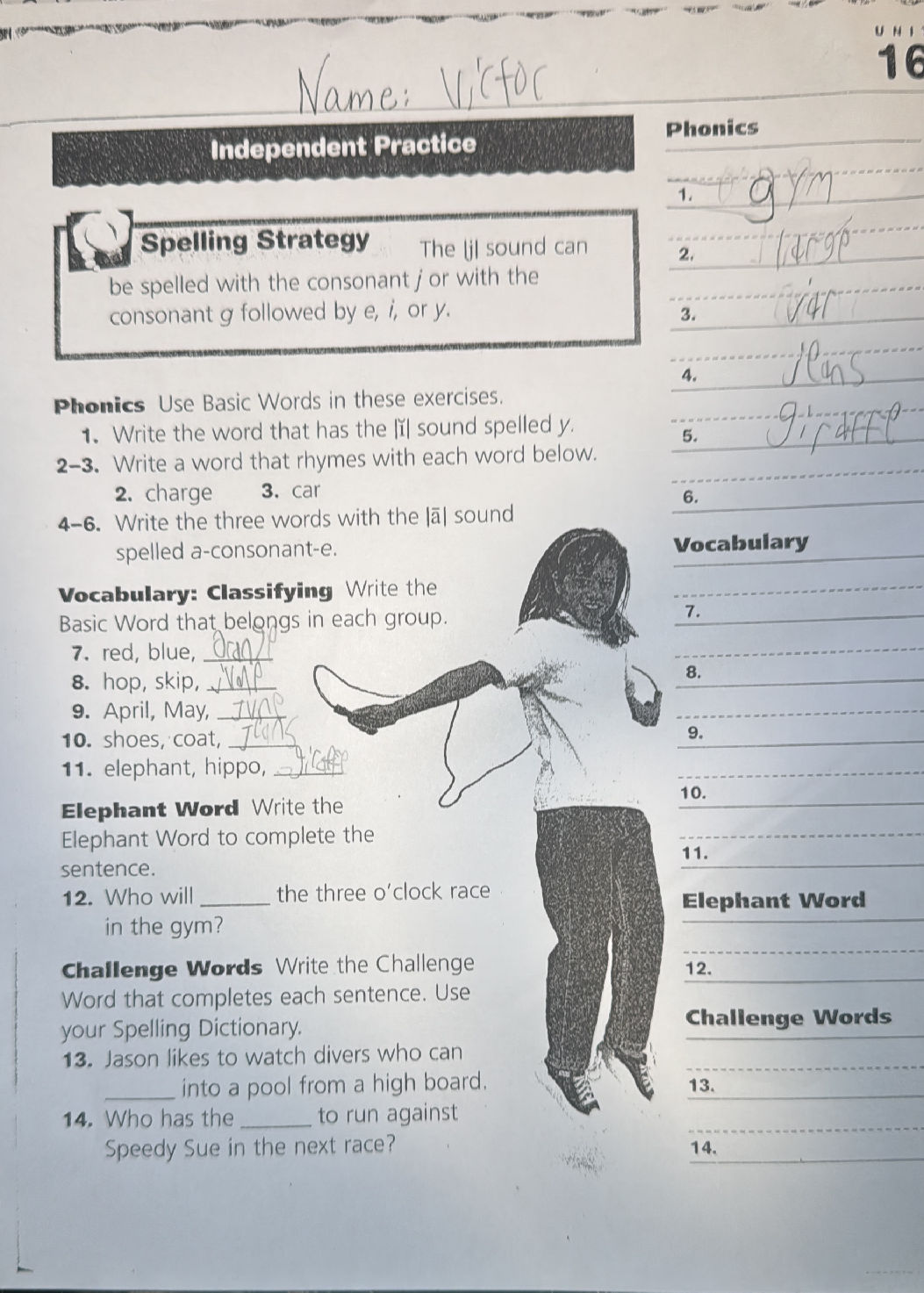 Phonics Use Basic Words in these exercises. | StudyX