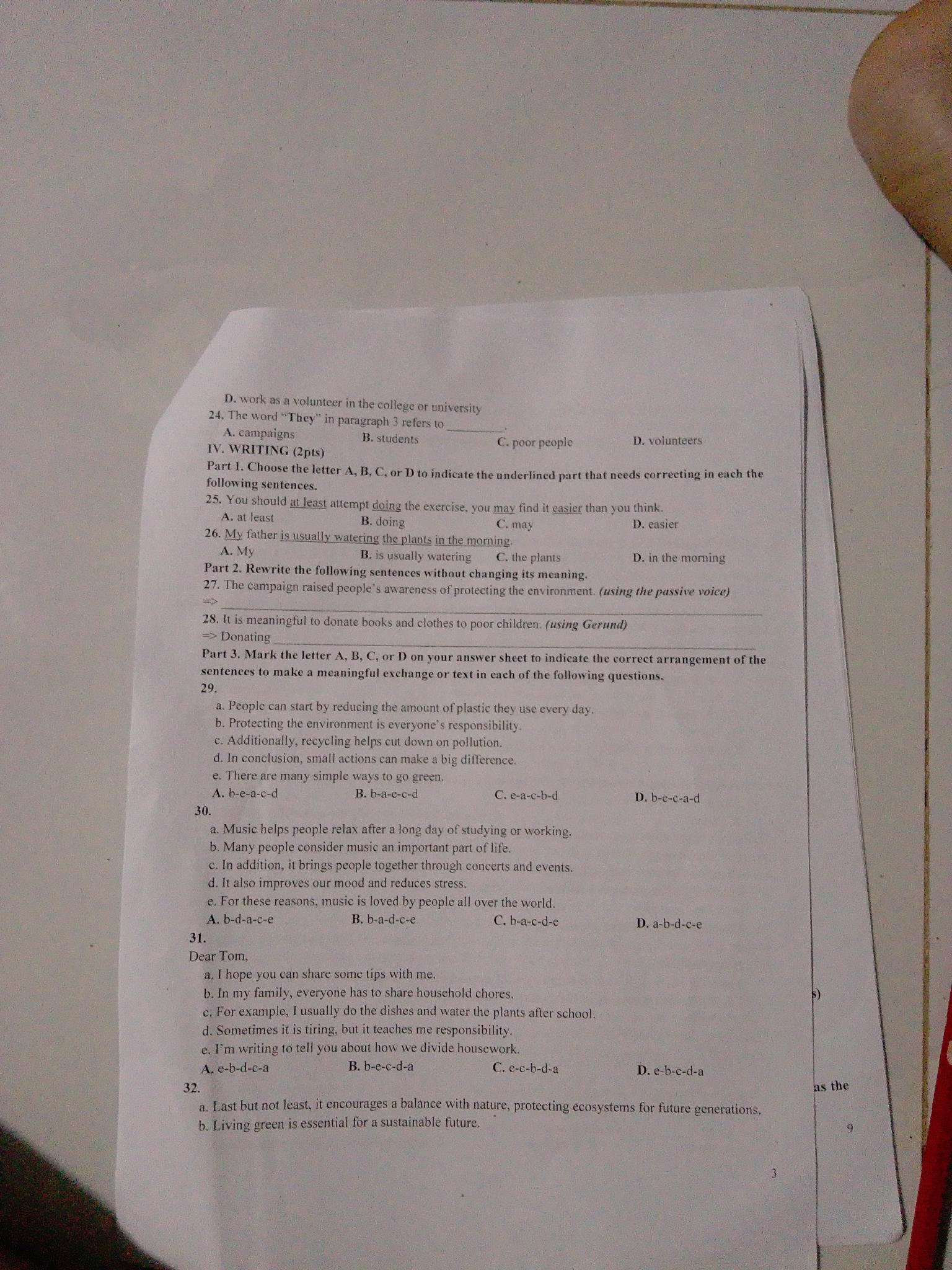 25. You should at least attempt doing the | StudyX