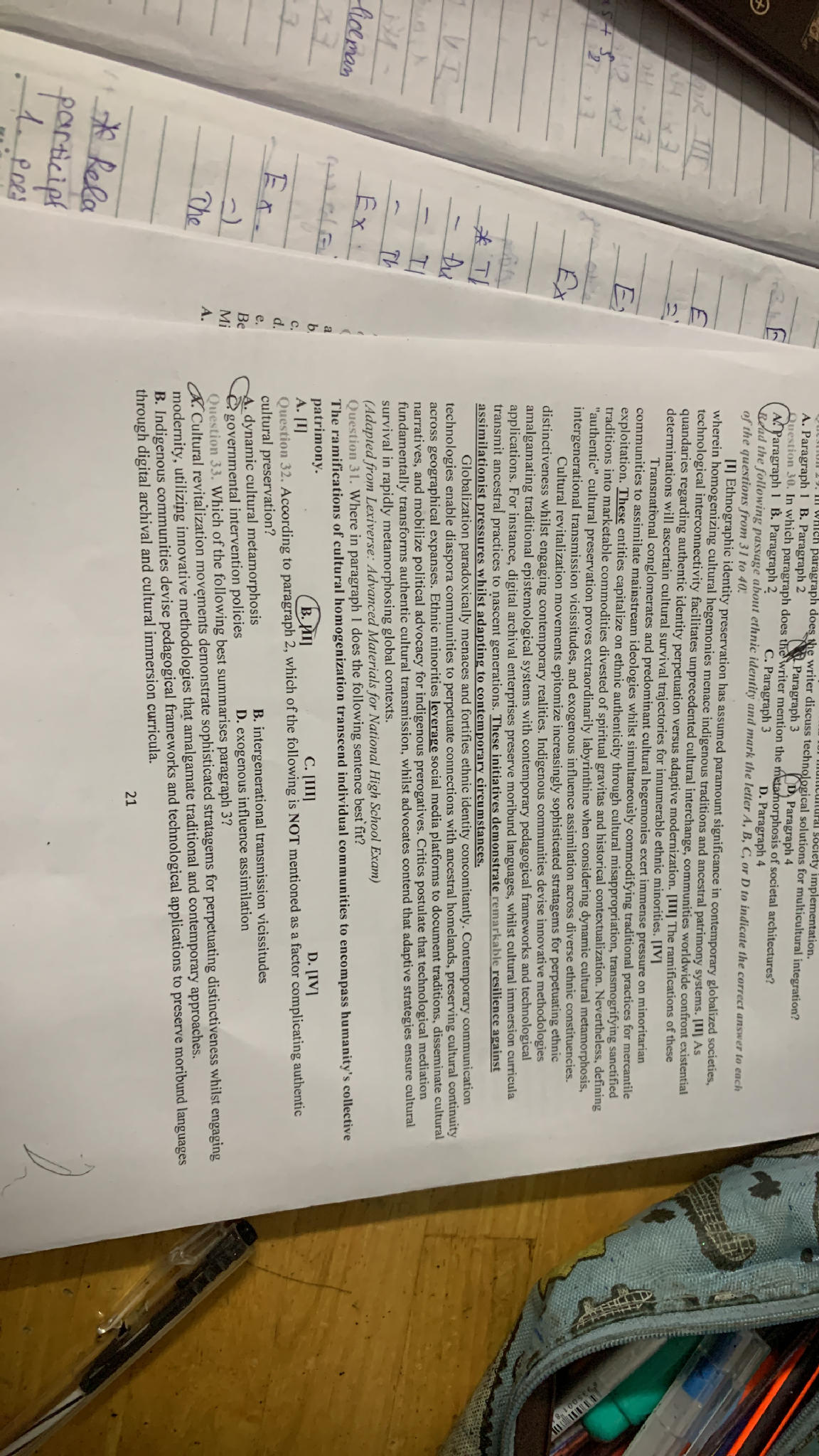 Question 4. Which of the following best | StudyX