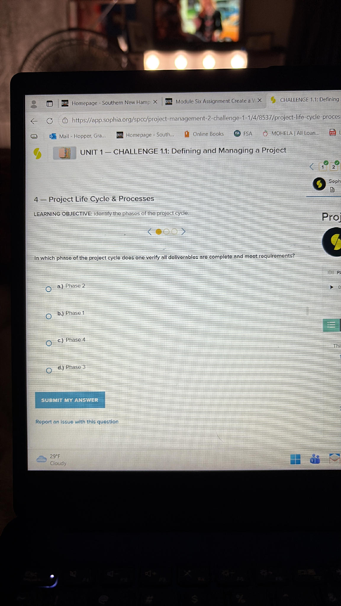 4 – Project Life Cycle Processes LEARNING | StudyX
