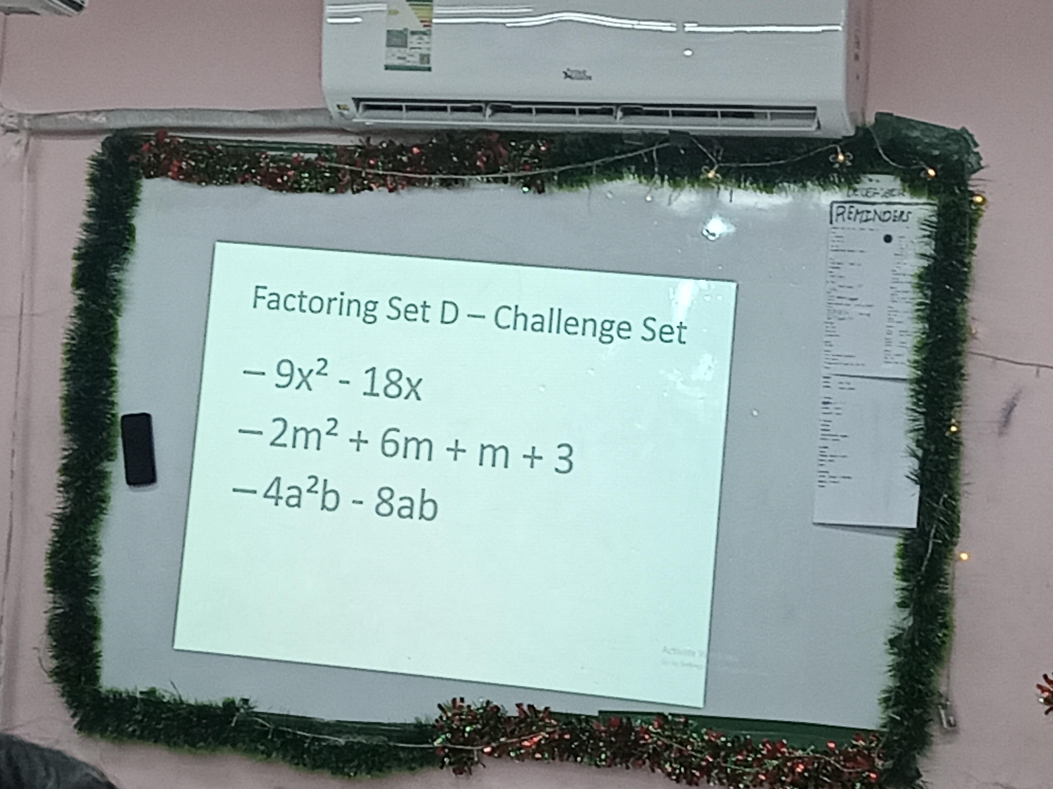 Factoring Set D - Challenge Set $- 9x^2 - | StudyX