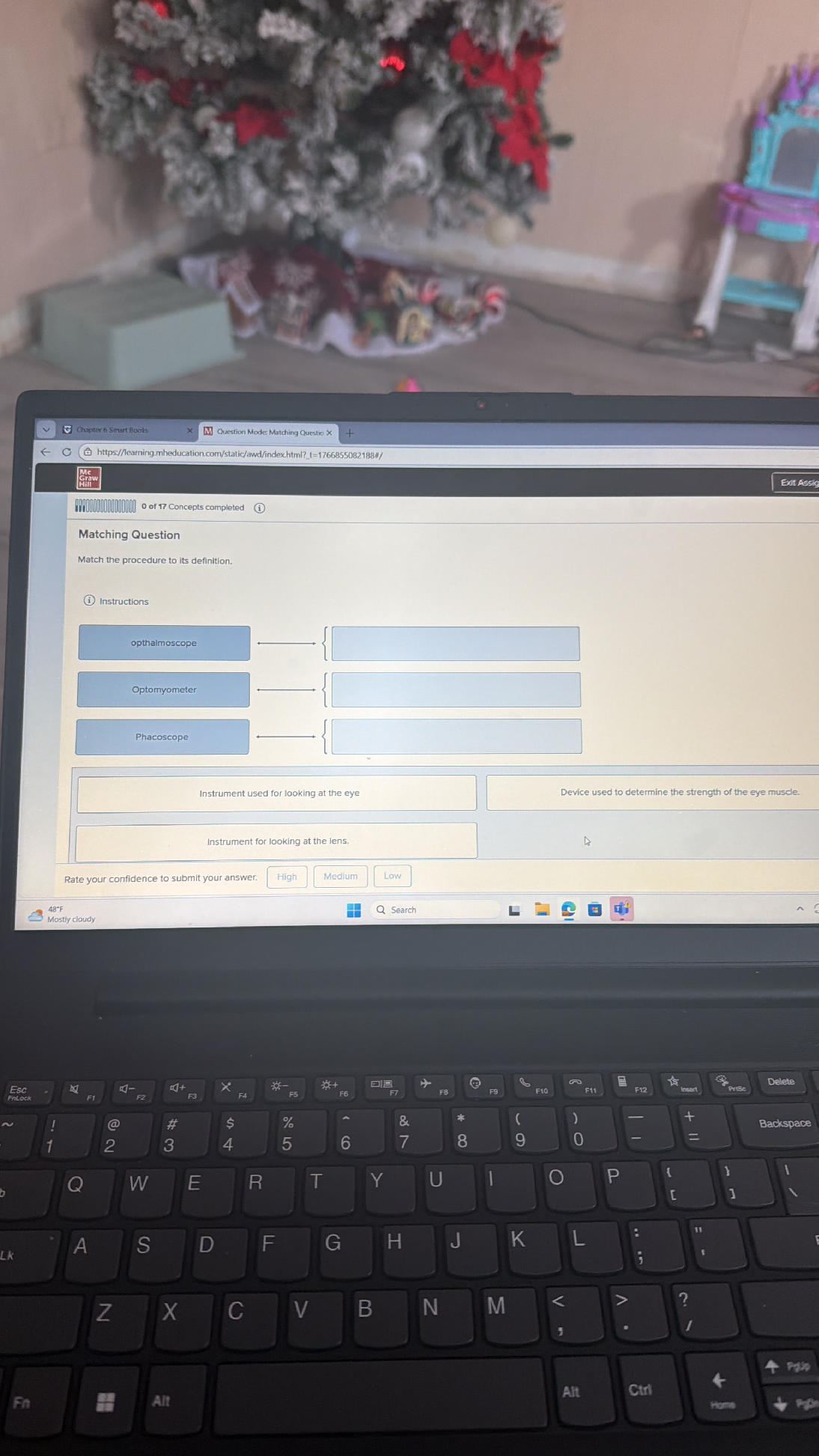 Matching Question Match the procedure to | StudyX