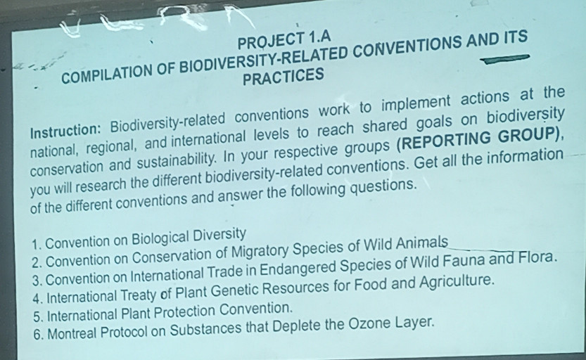 Instruction: Biodiversity-related | StudyX