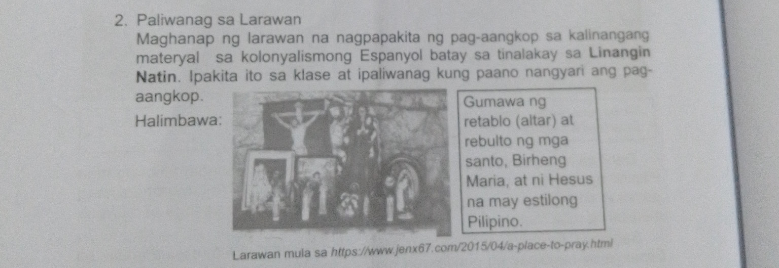 Paliwanag sa Larawan Maghanap ng larawan na | StudyX