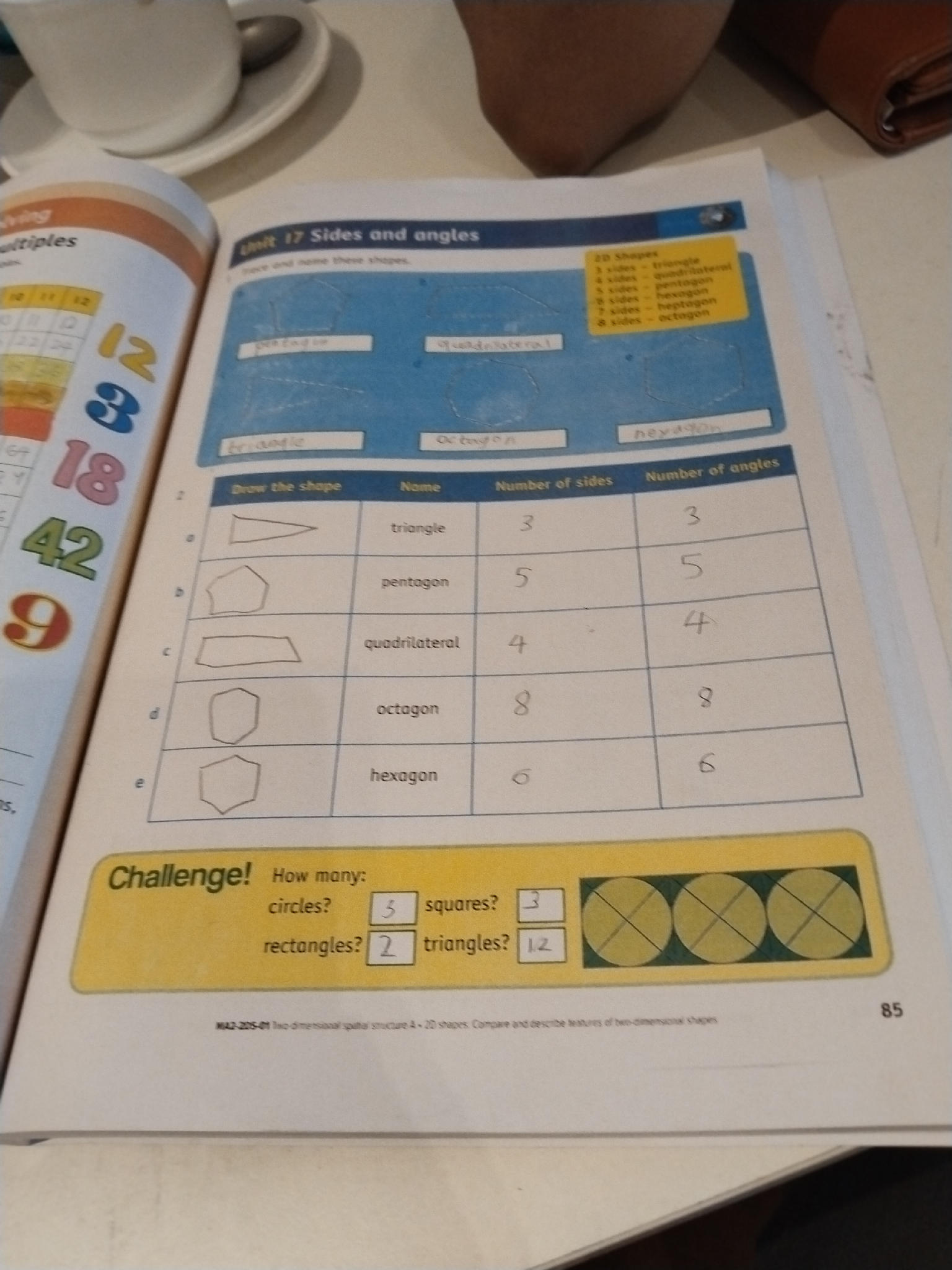 Trace and name these shapes. | Draw the | StudyX