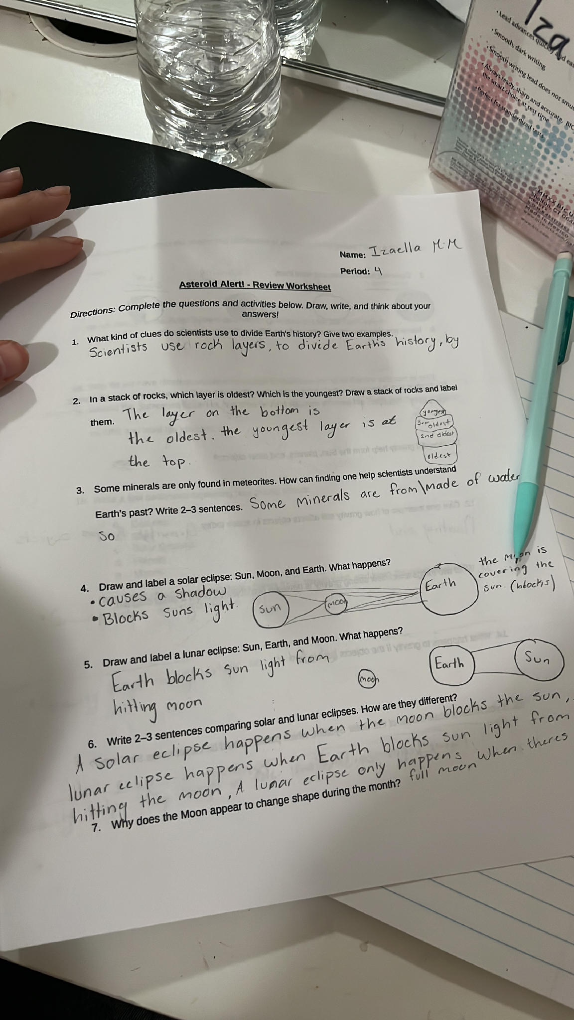 7. Why does the Moon appear to change shape | StudyX