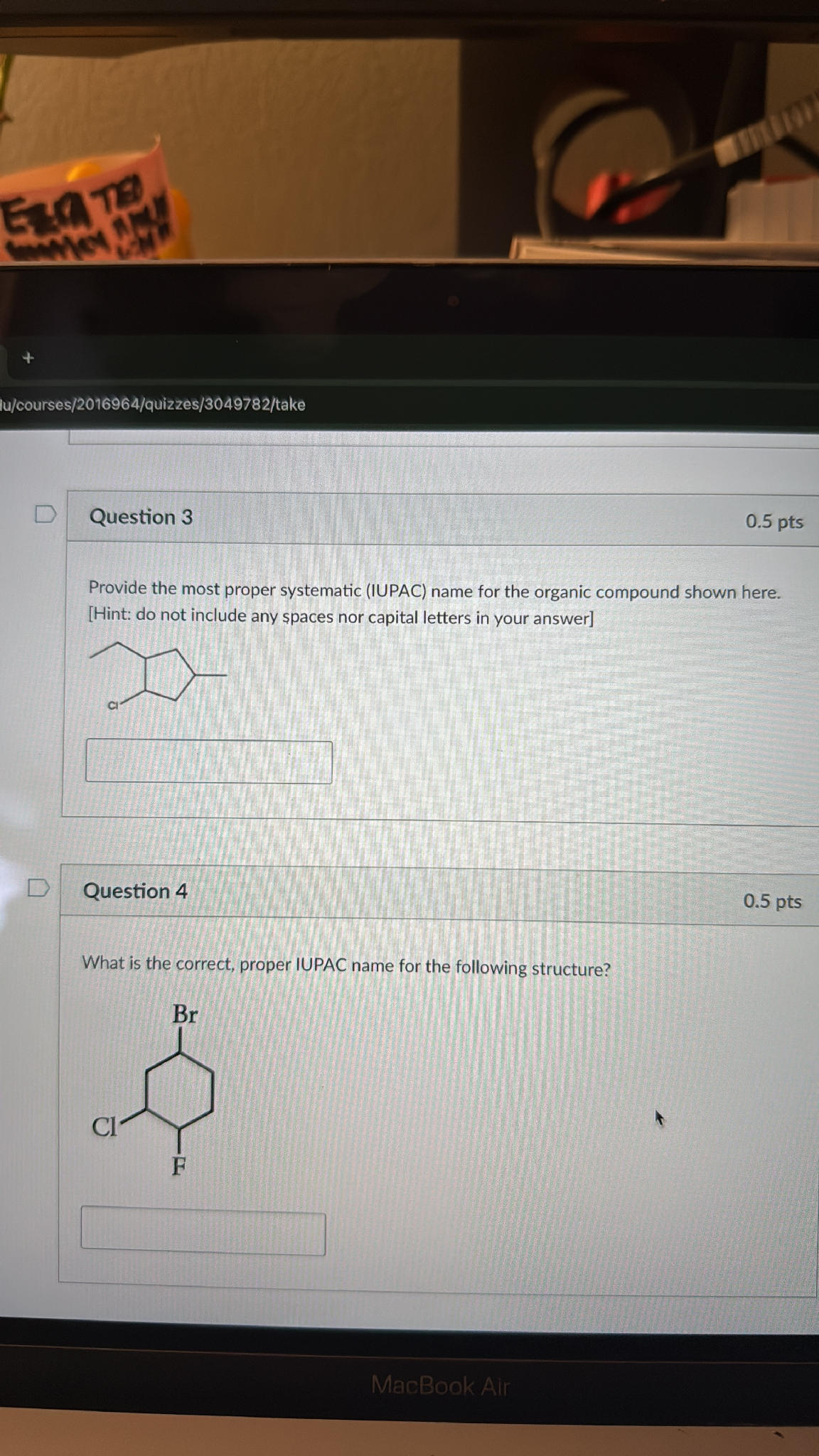 What is the correct, proper IUPAC name for | StudyX