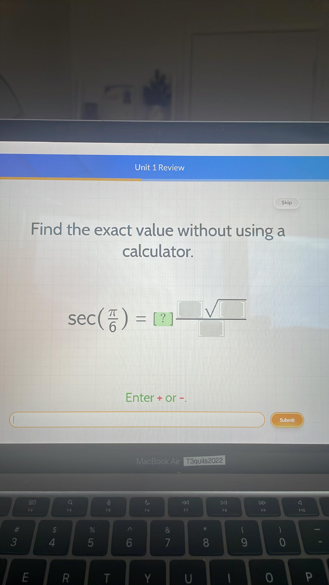 Find the exact value without using a | StudyX