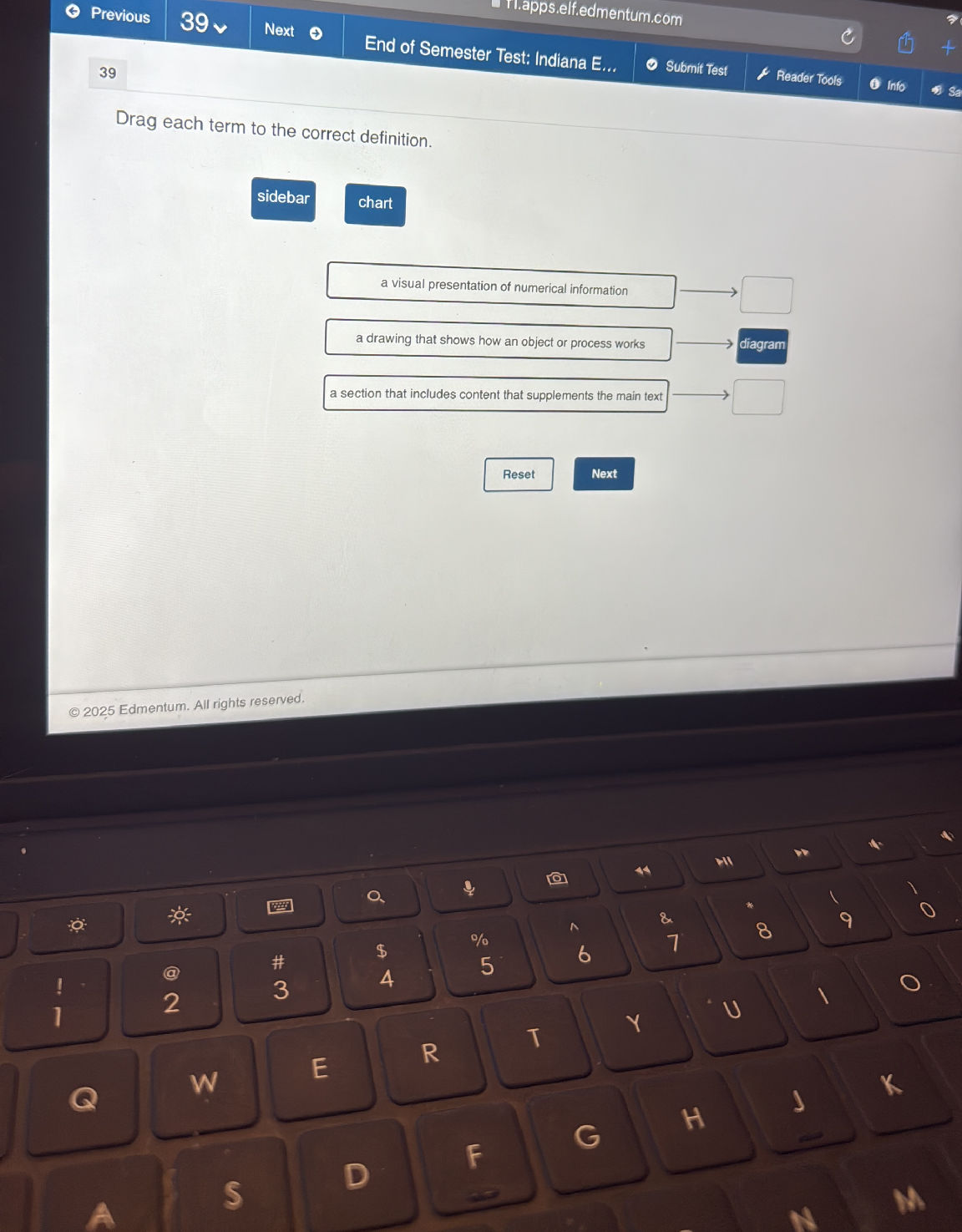 Drag each term to the correct definition. | StudyX