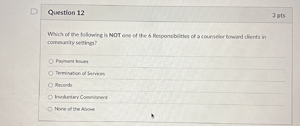 Which of the following is NOT one of the 6 | StudyX