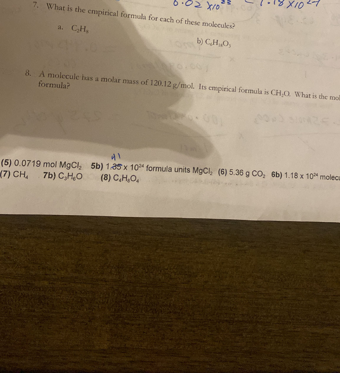 8. A molecule has a molar mass of $120.12\ | StudyX