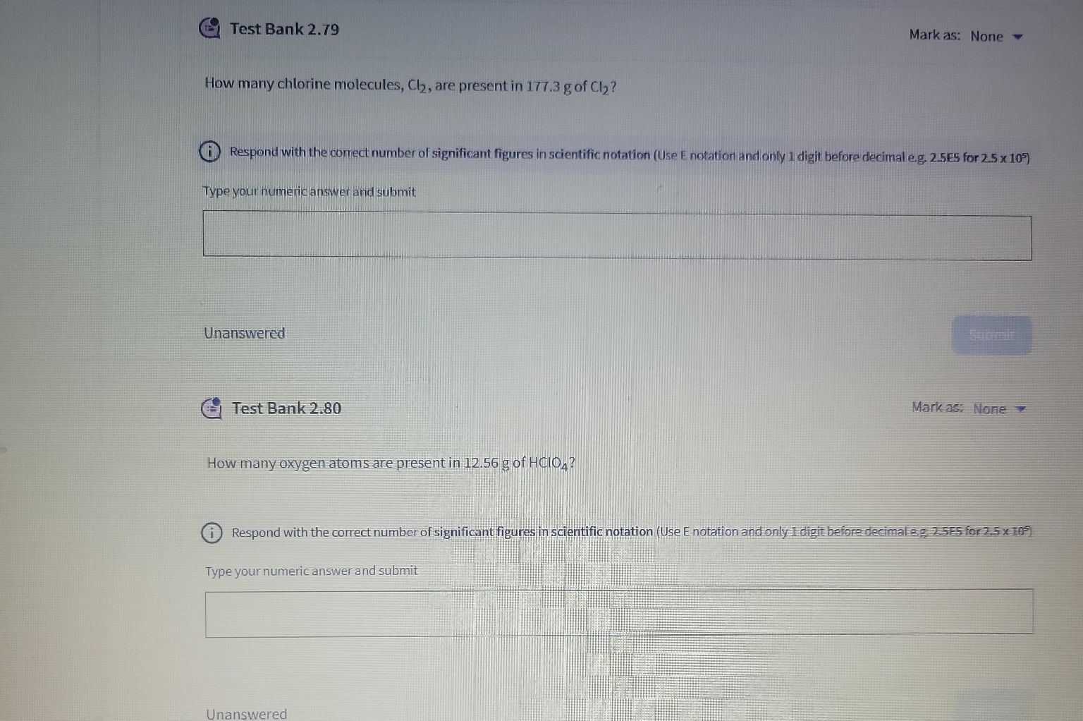 Test Bank 2.77 How many $ {Cu}$ atoms are | StudyX