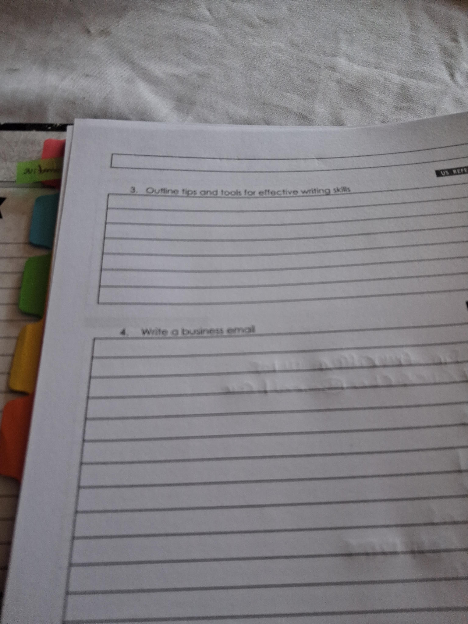 3. Outline tips and tools for effective | StudyX