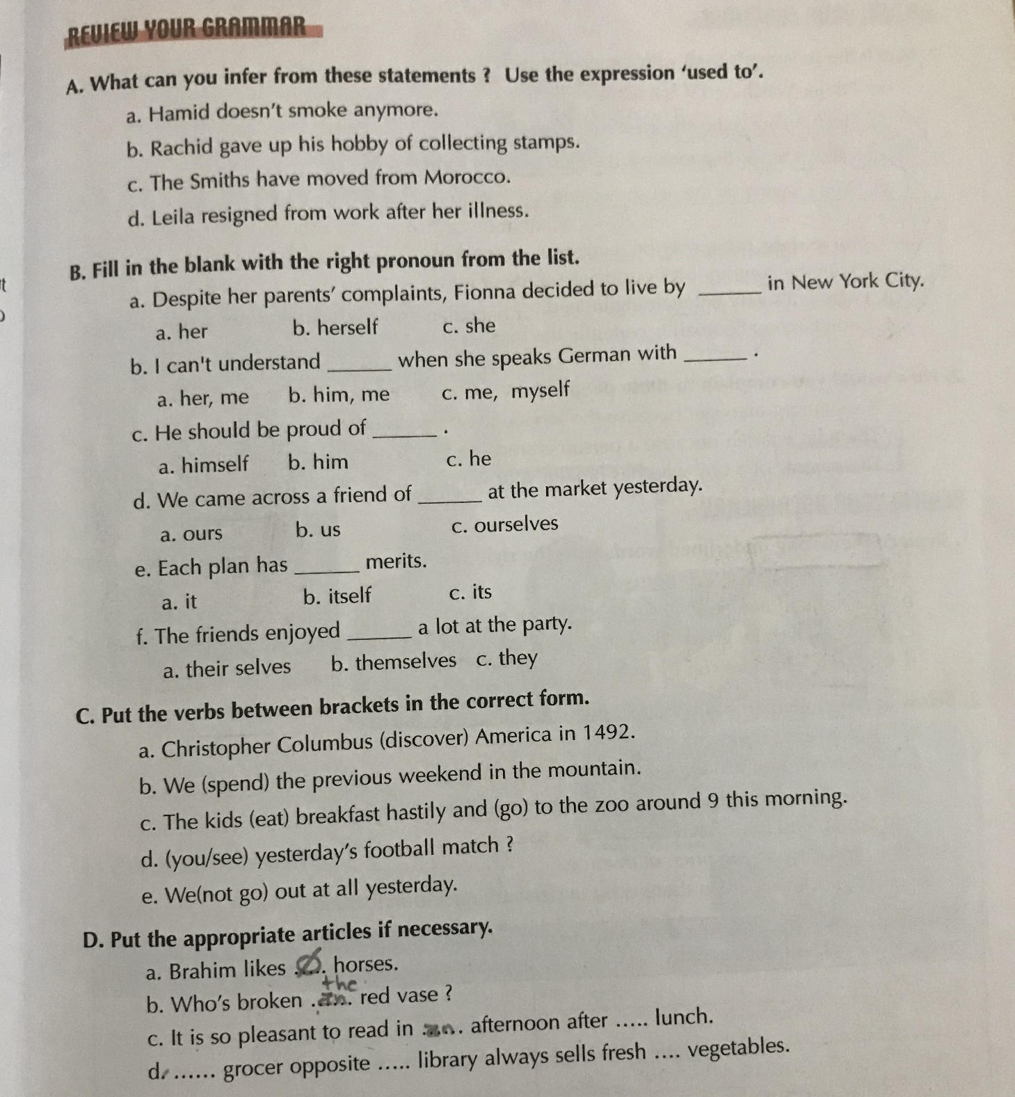 A. What can you infer from these statements? | StudyX