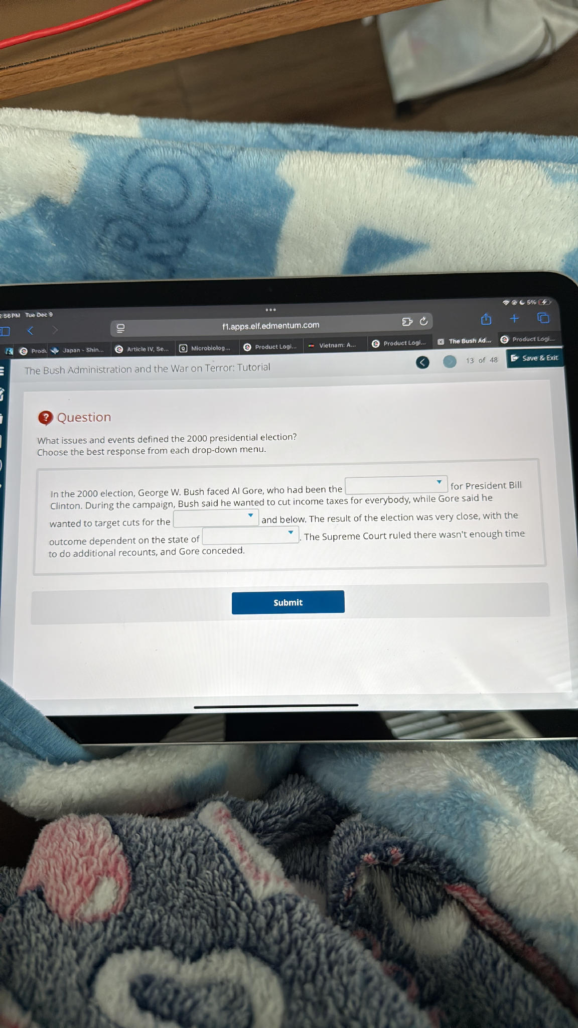 What issues and events defined the 2000 | StudyX