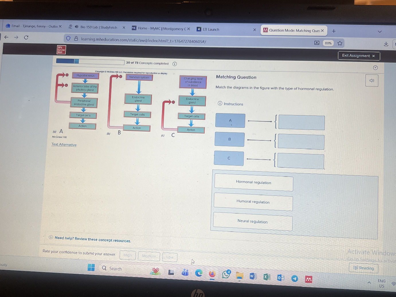 Matching Question Match the diagrams in the | StudyX