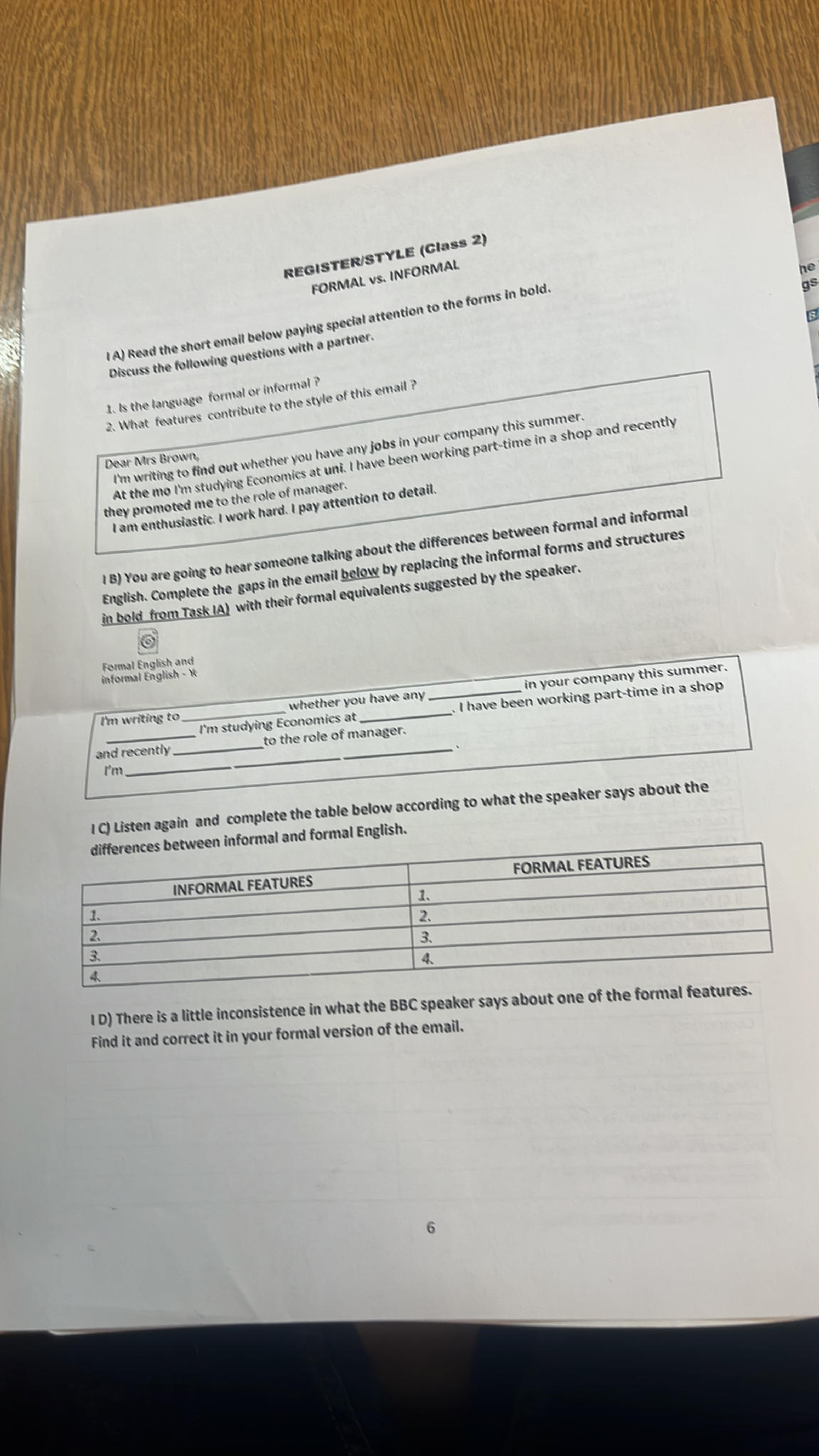 IA) Read the short email below paying | StudyX