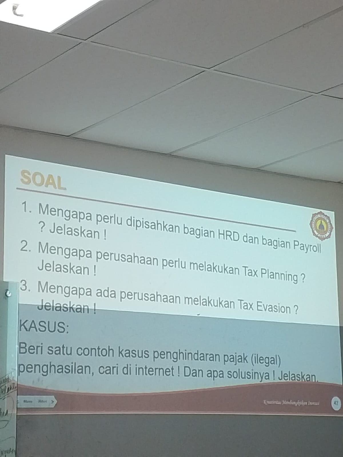 1. Mengapa perlu dipisahkan bagian HRD dan | StudyX
