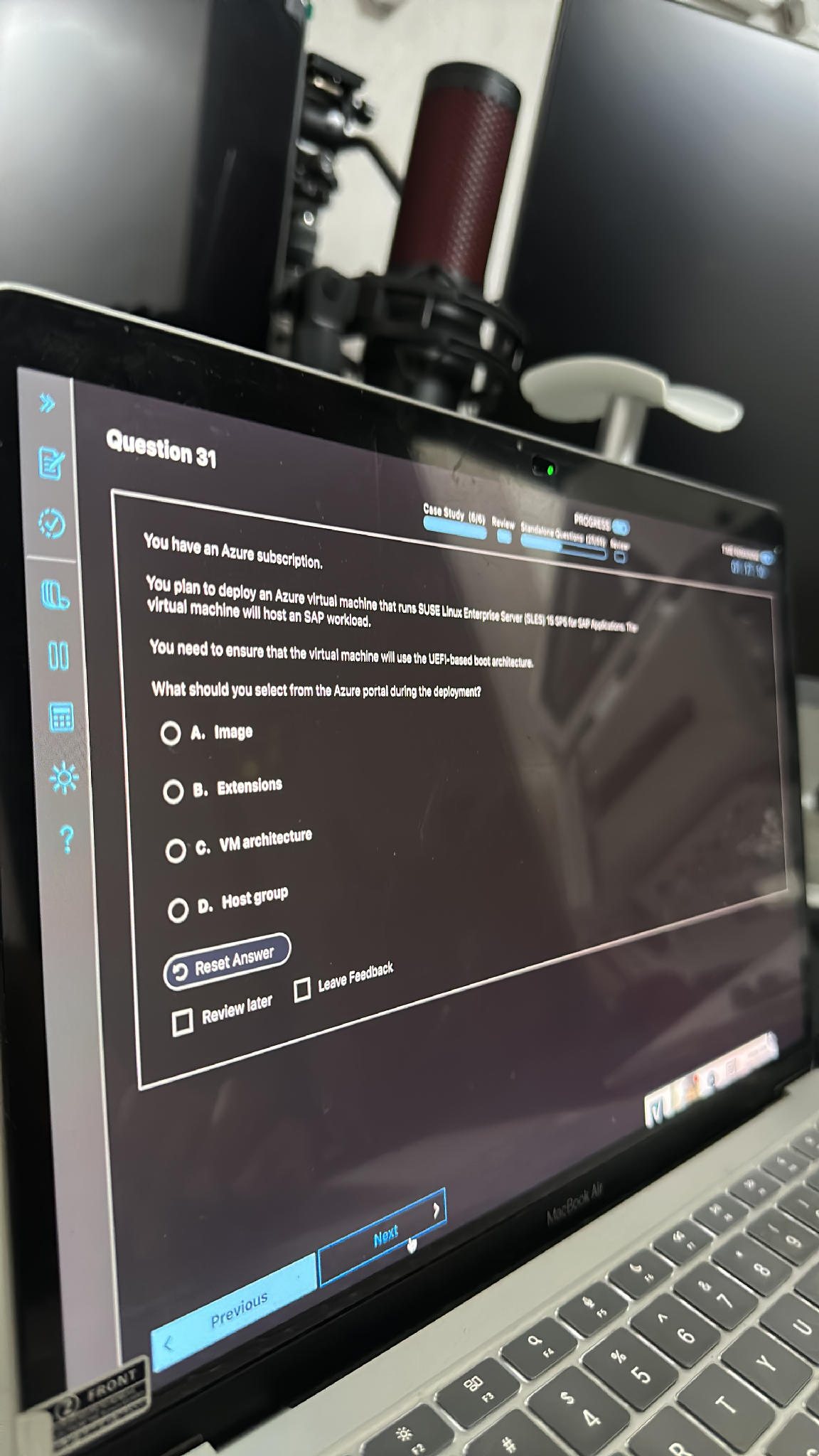 You have an Azure subscription. You plan to | StudyX