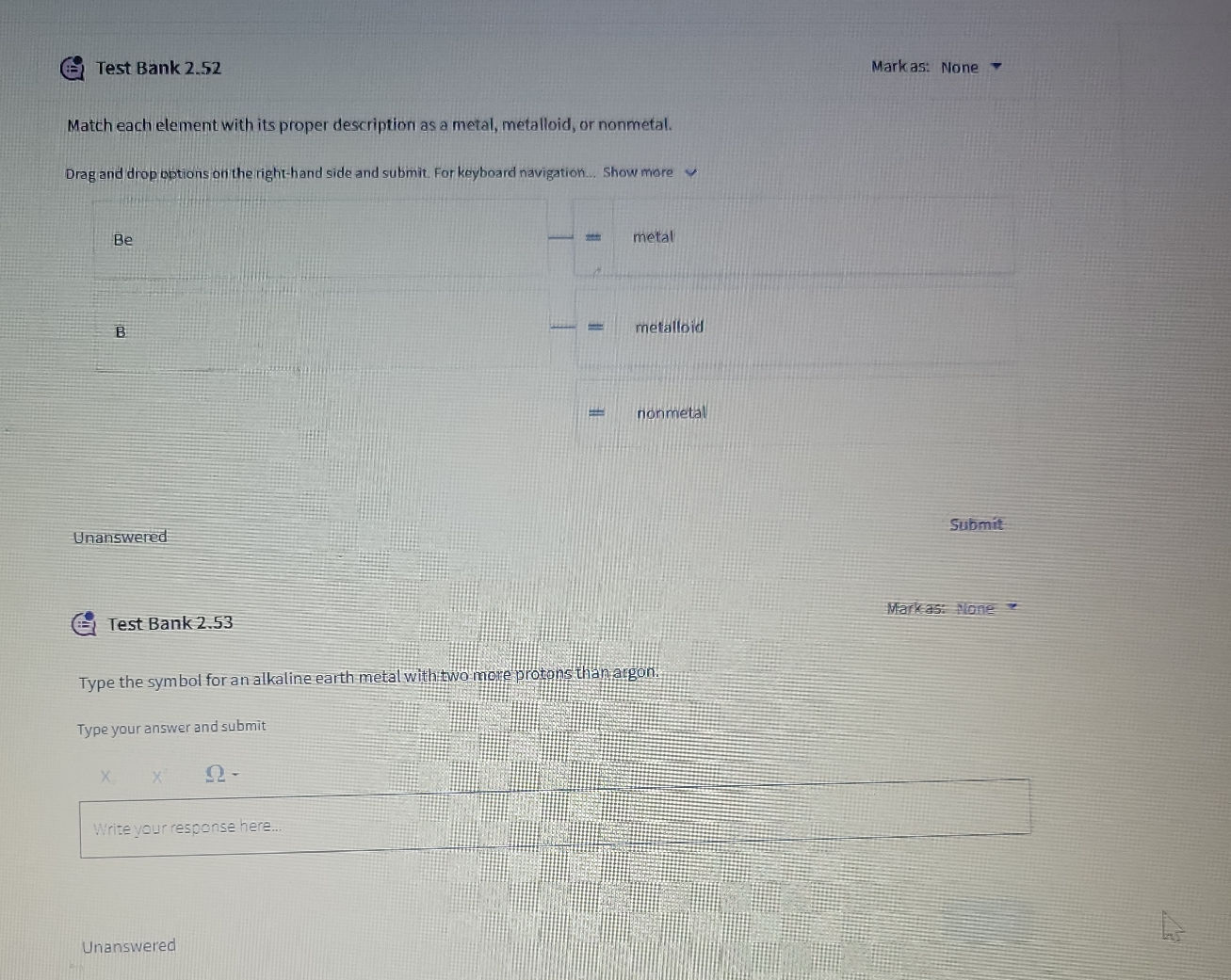 Match each element with its proper | StudyX