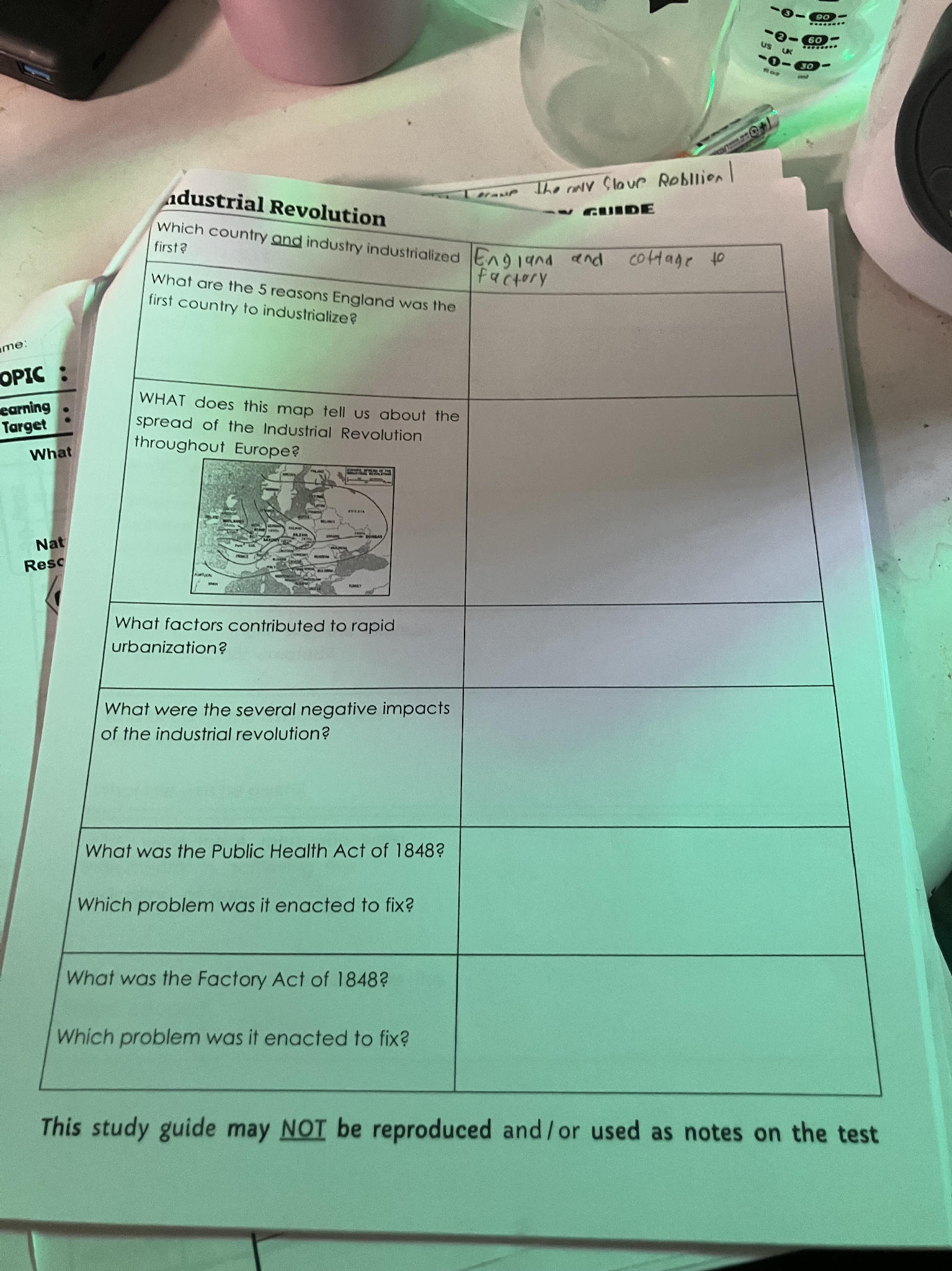 Which country and industry industrialized | StudyX