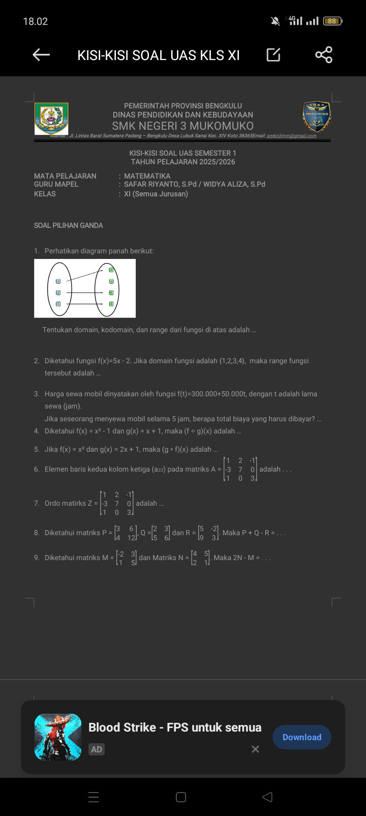 Perhatikan diagram panah berikut: [Image of | StudyX