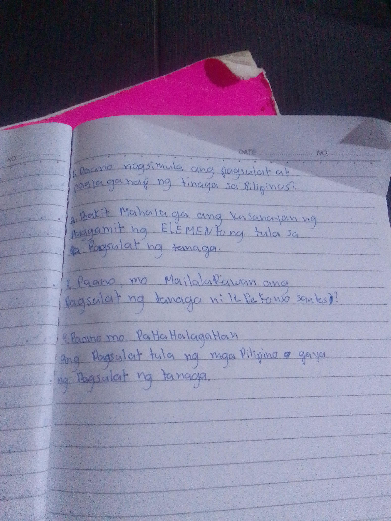 1. Paano nagsimula ang pagsulat at | StudyX