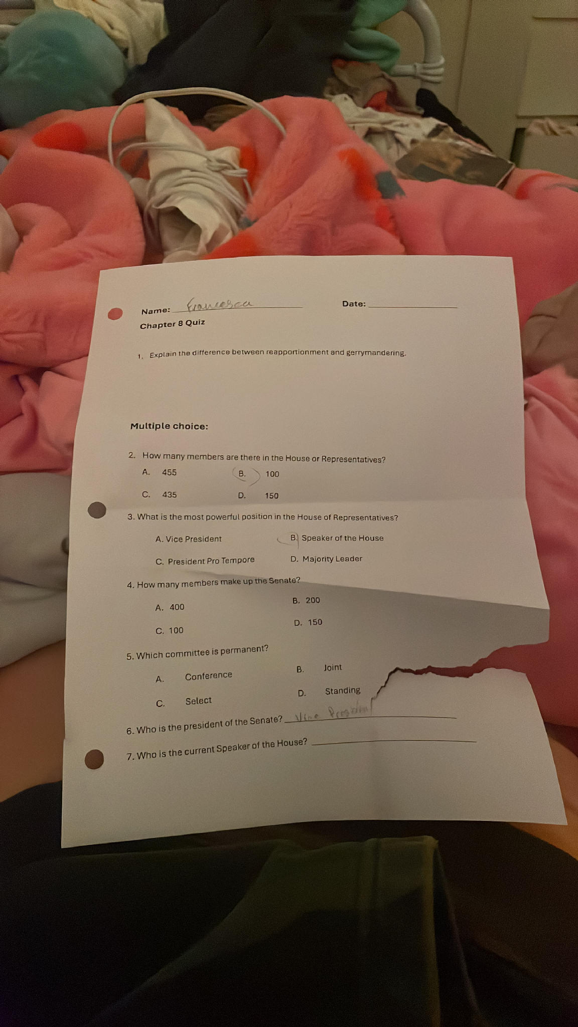 1. Explain the difference between | StudyX