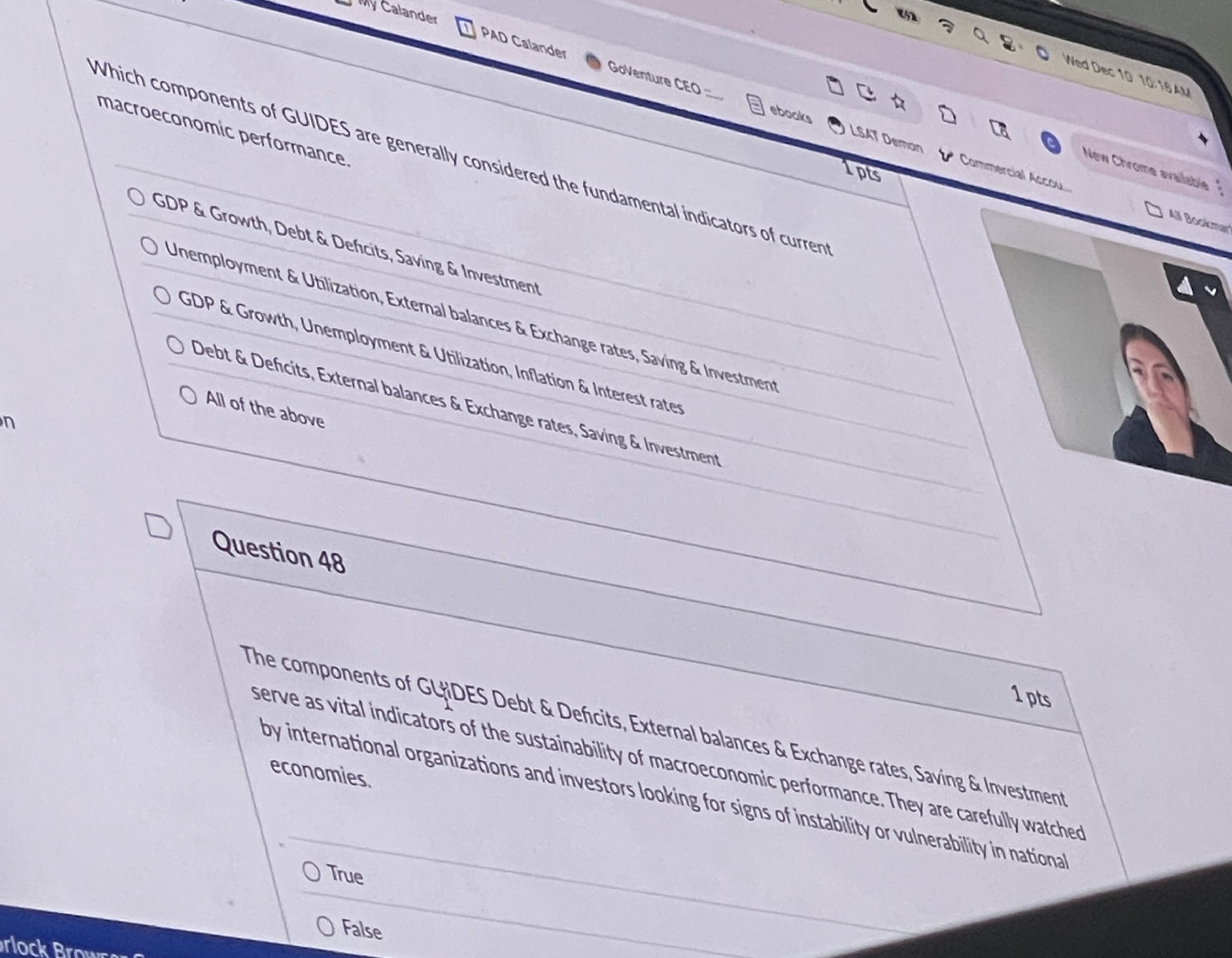 Which components of GUIDES are generally | StudyX