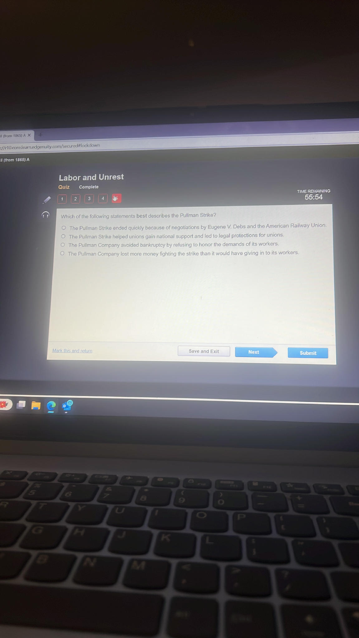 Which of the following statements best | StudyX